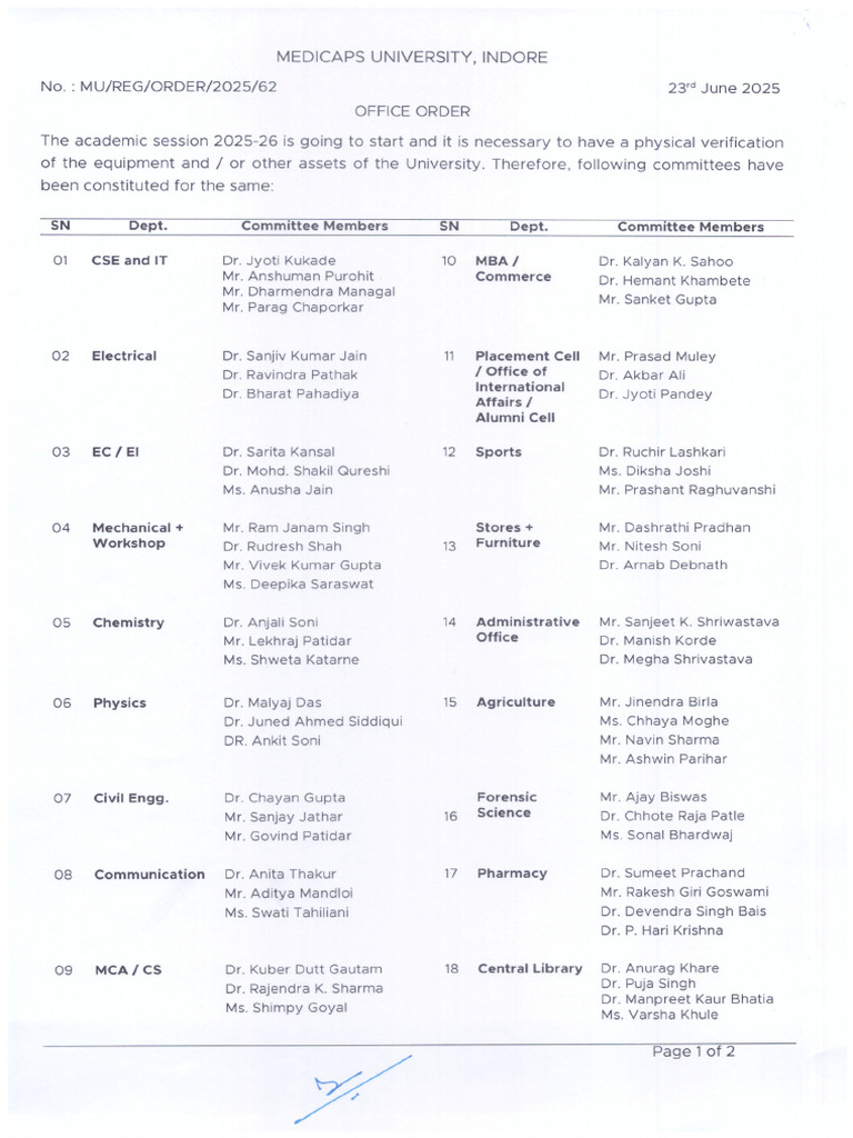 Physical Verification Notification | PDF