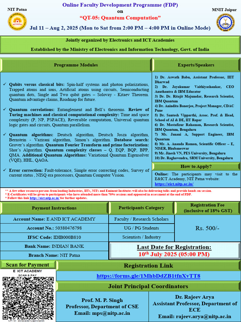 FDP On QT-05 Quantum Computation | PDF | Quantum Computing | Models Of Computation