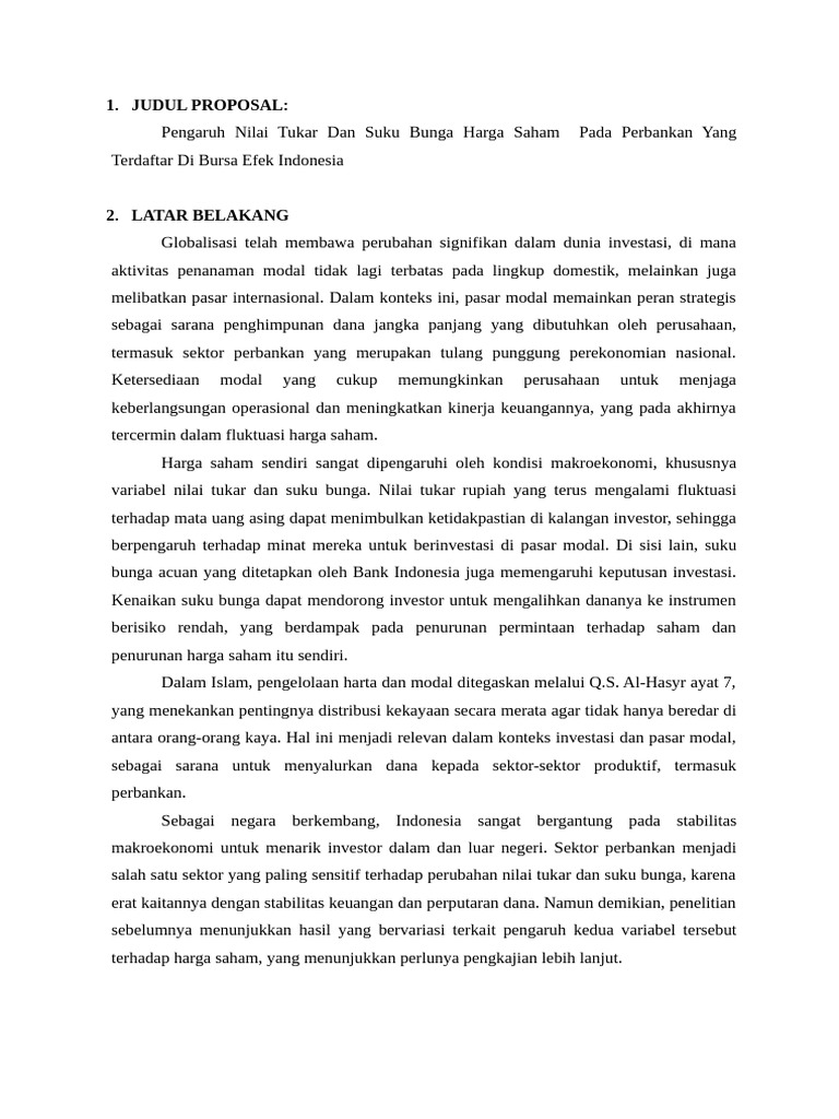 Draf Proposal Anisa Dwi Safirah | PDF