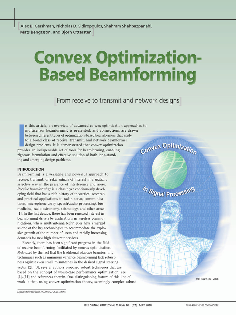 2010-J-IEEE-Convex Optimization-Based Beamforming From Receive To ...