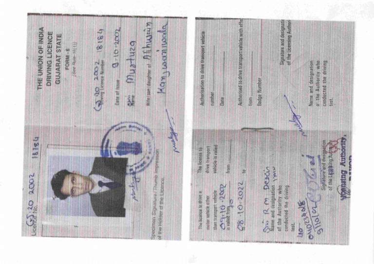 Driving License | PDF