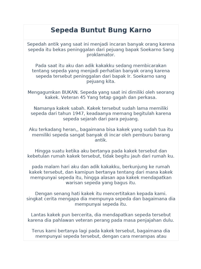 Amal Fajri Jannii (Cerpen Sejarah) | PDF