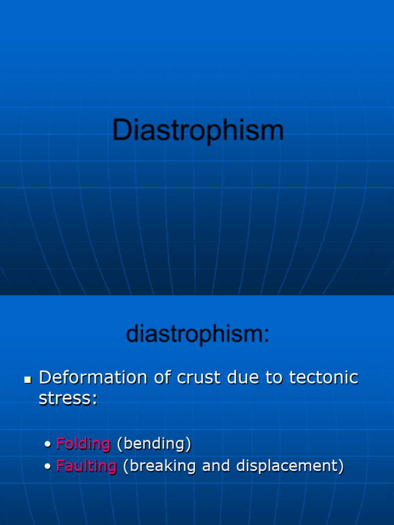 Diastrophism | PDF
