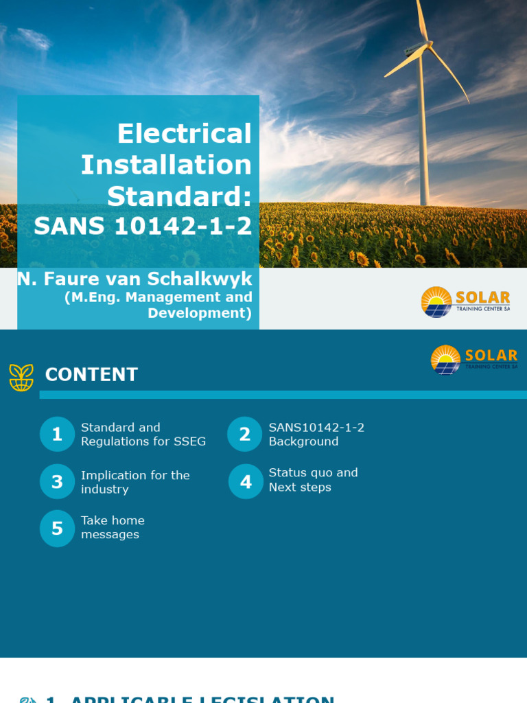Electrical Installation Standards NF v3 | PDF | Distributed Generation ...