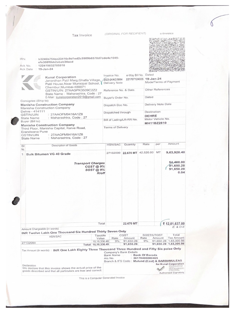 Bitumen Challans Maint 2 | PDF