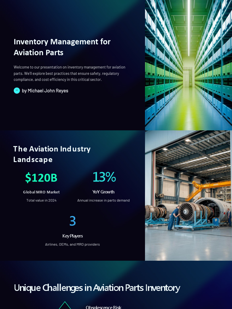 Inventory Management For Aviation Parts 3a 1 Pdf Inventory Automation