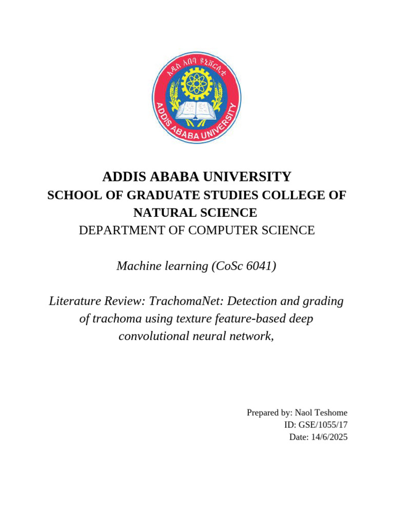 Trachoma Detection and Grading Via Texture Feature-Based Deep Convolutional Neural Network ...