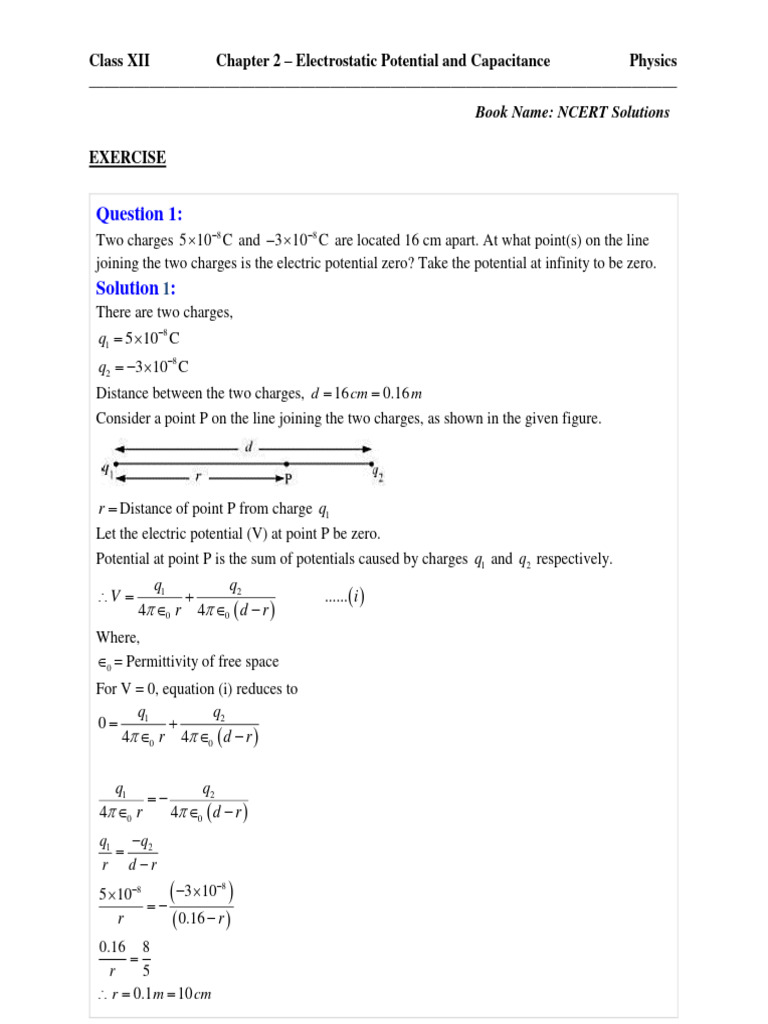 Capacitor and Capacitance | PDF | Capacitance | Capacitor