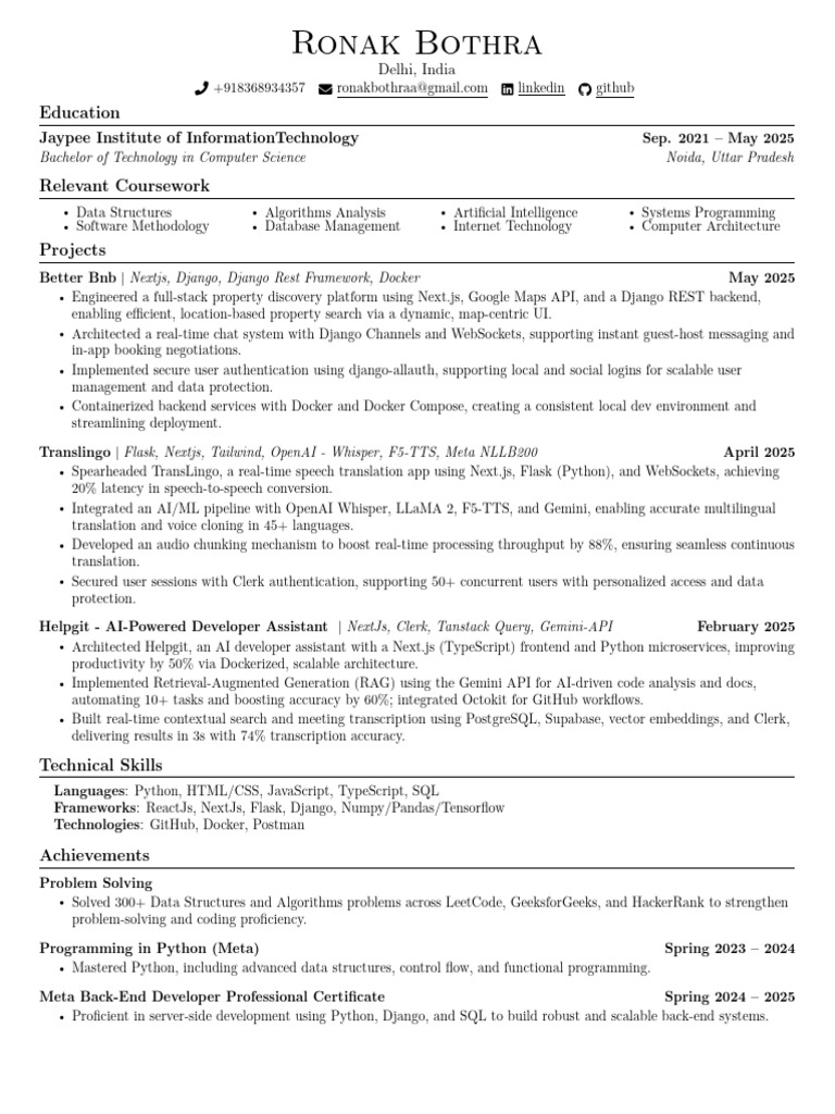 Jake S Resume Anonymous | PDF | Artificial Intelligence | Intelligence (AI) & Semantics