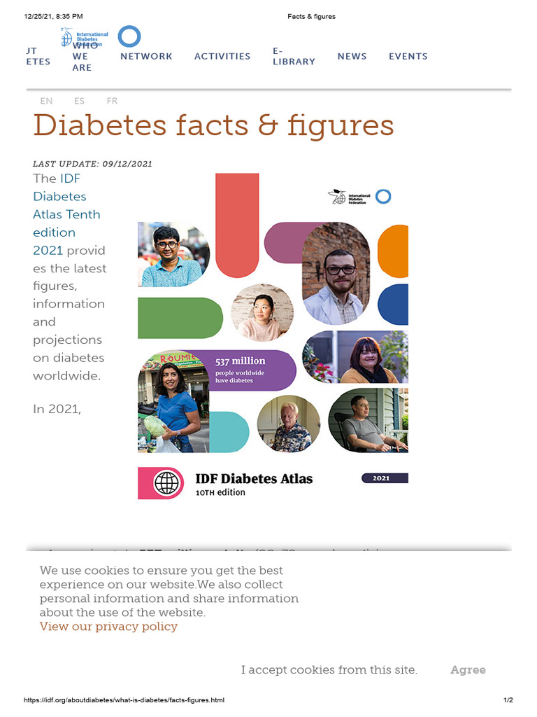IDF Diabetes Atlas 2021 Overview | PDF | Diabetes | Human Diseases And ...