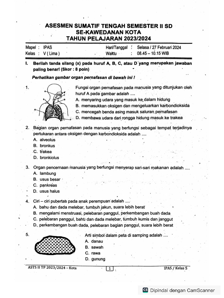 Asts 2 Kelas 5 Ipas | PDF