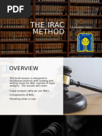 The FIRAC Method of Legal Writing | PDF | Precedent | Public Law
