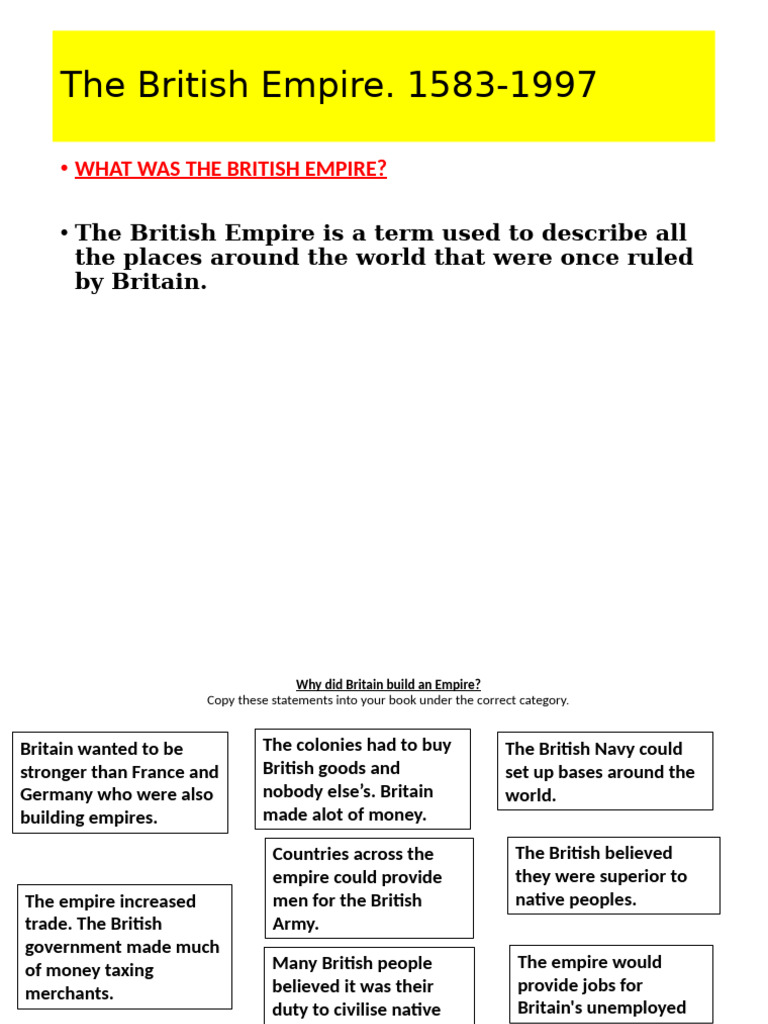 Rise of The British Empire | PDF