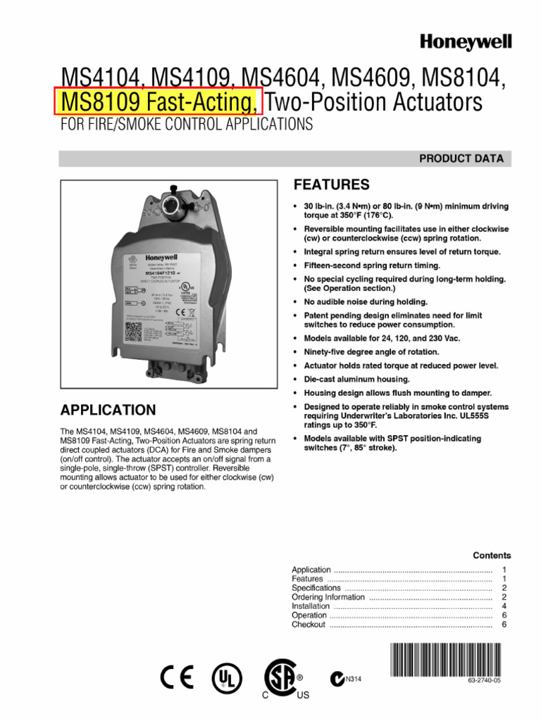 Đ NG Cơ MS8109F1210 | PDF