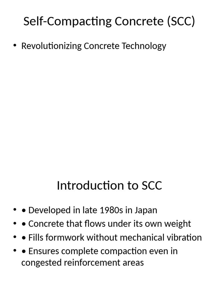 Self Compacting Concrete | PDF