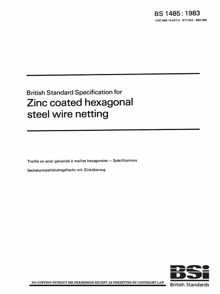 BSI Permission and Copyright Notice | PDF
