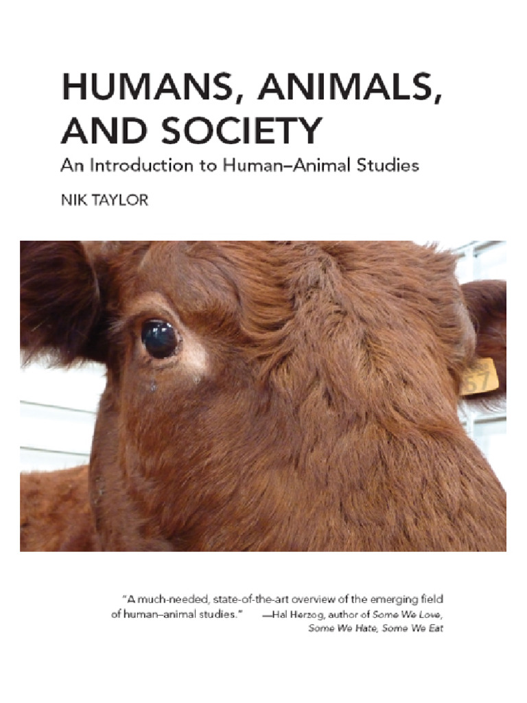 Nik Taylor Humans Animals and Society An Introduction To Human Animal ...