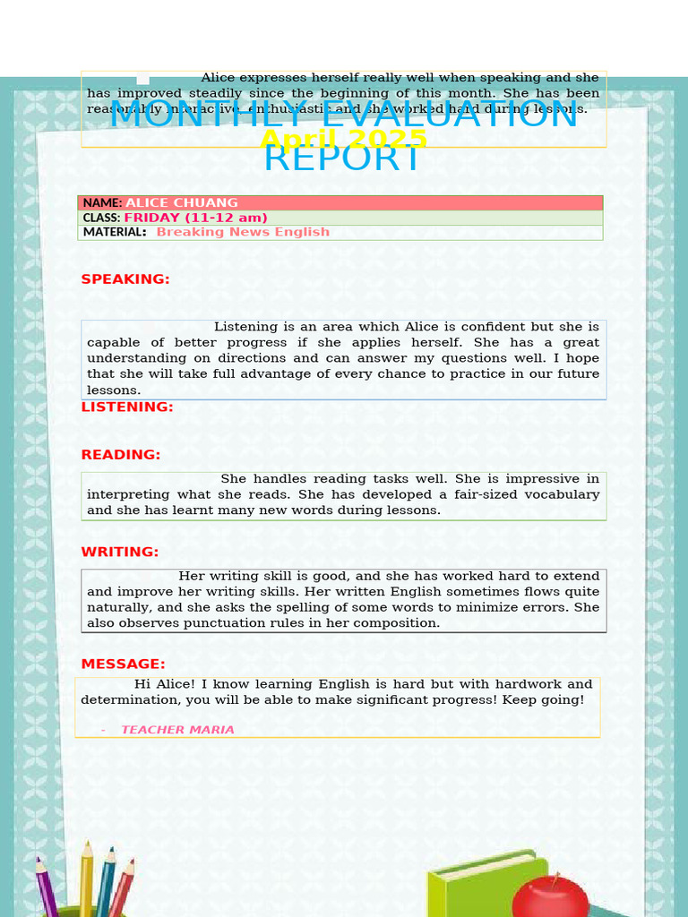 Alice (April 2025) | PDF