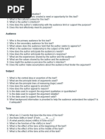 SPACE CAT Rhetorical Analysis Guide | PDF | Argument | Rhetoric