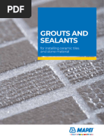 Mapei 2022 Grout Colour Chart | PDF | Tile | Mortar (Masonry)