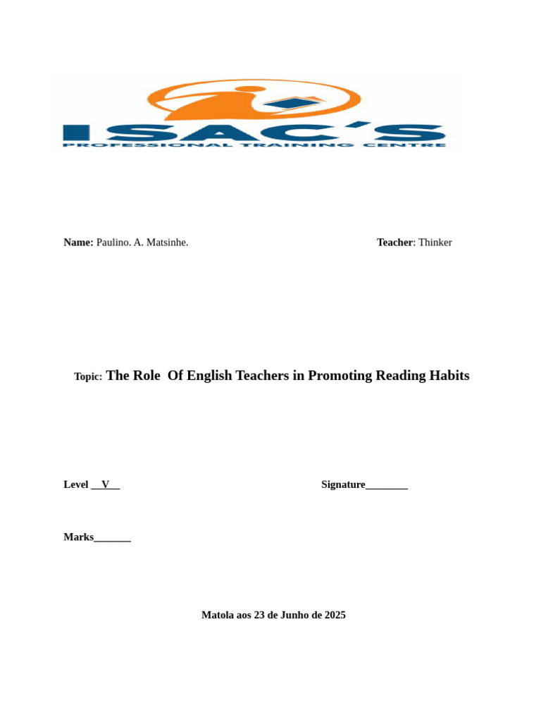Isac | PDF | Knowledge | Reading Comprehension