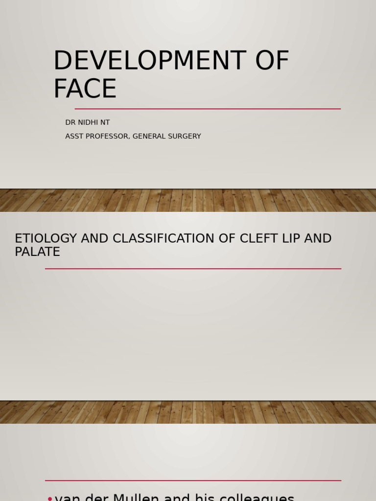 Development of Face | PDF