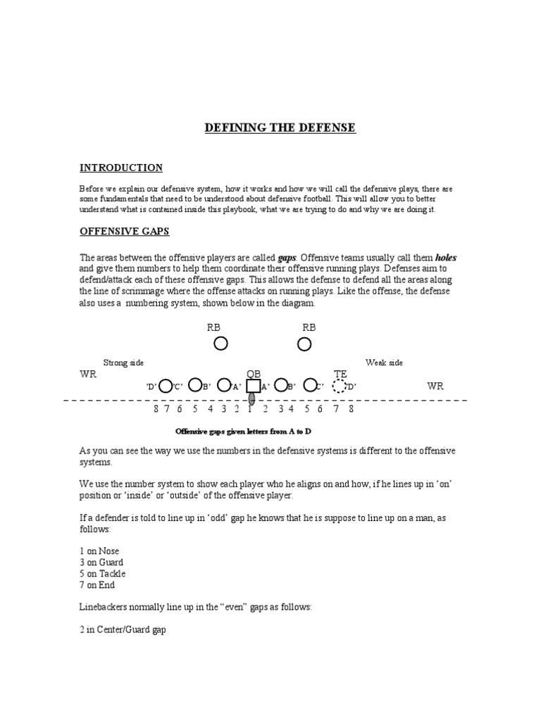 Understanding the 5-3 Defense System | PDF | Language Arts & Discipline