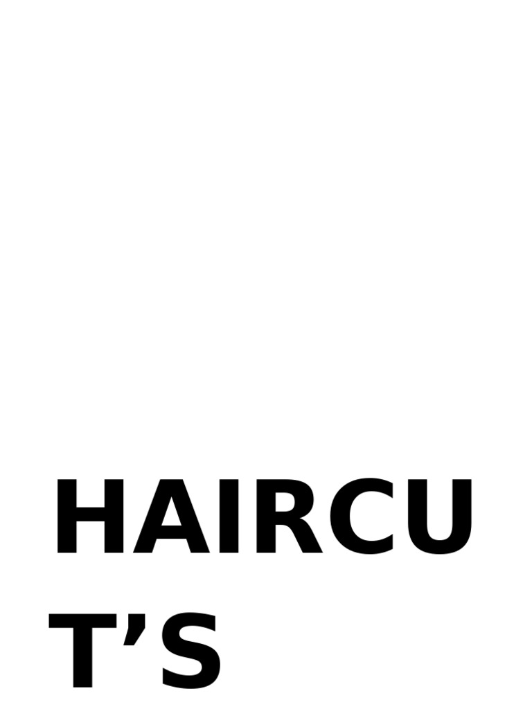 Haircut Room | PDF