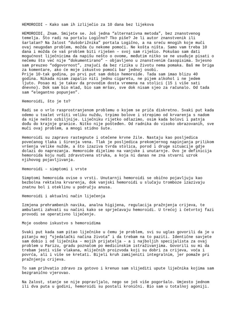 HEMOROIDI | PDF