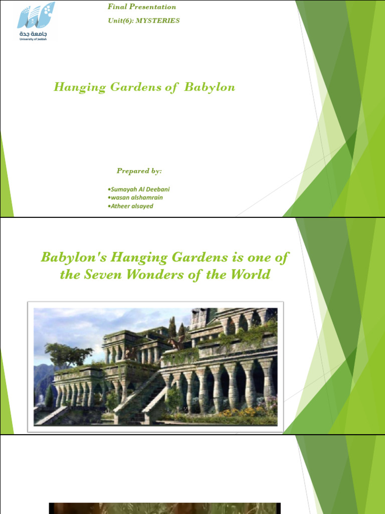 Babylon's Hanging Gardens Overview | PDF