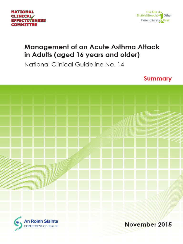 Acute Asthma Attack Management Guidelines | PDF | Asthma | Health Care
