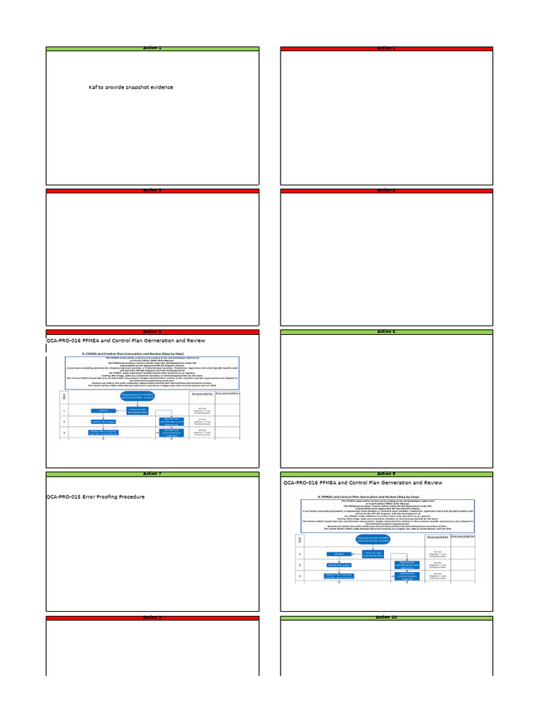 WHS PESES Audit Action Plan Evidence | PDF
