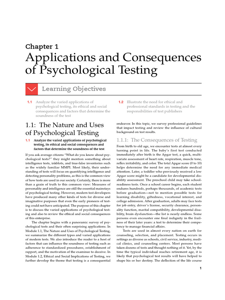 Chapter 1-2 - Merged | PDF | Psychometrics | Psychology