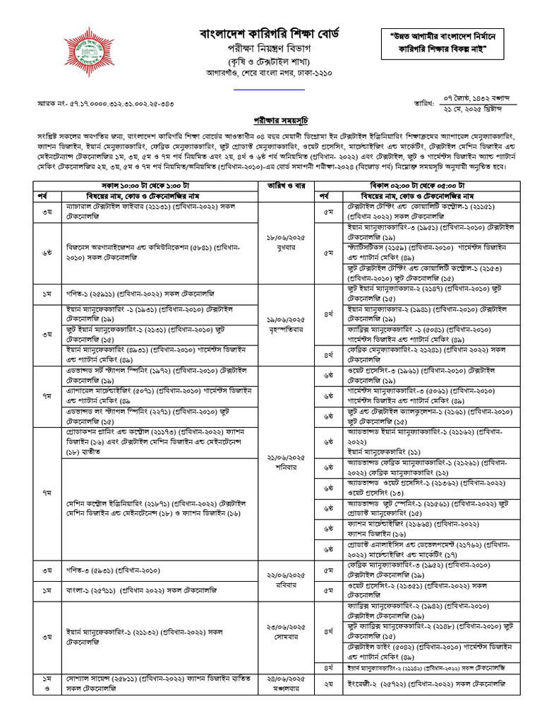 WWW Bteb Gov BD | PDF