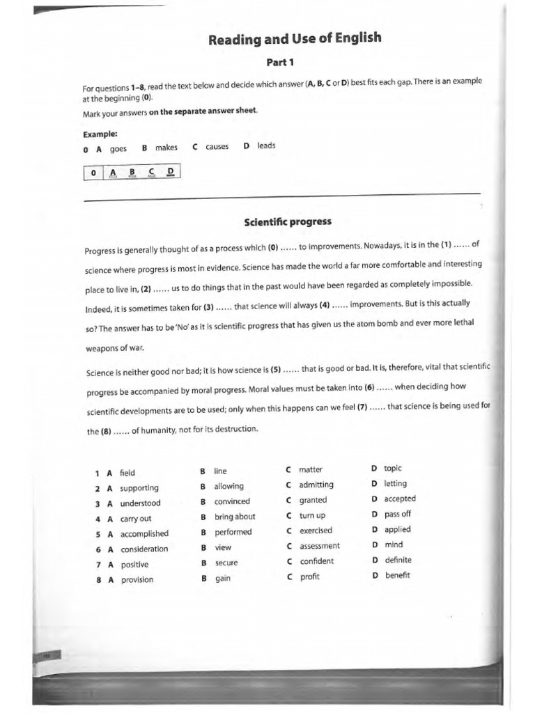 Mock Cae Spotlight On Advanced - para Dolo | PDF