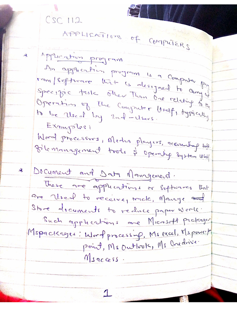 CSC Handout | PDF