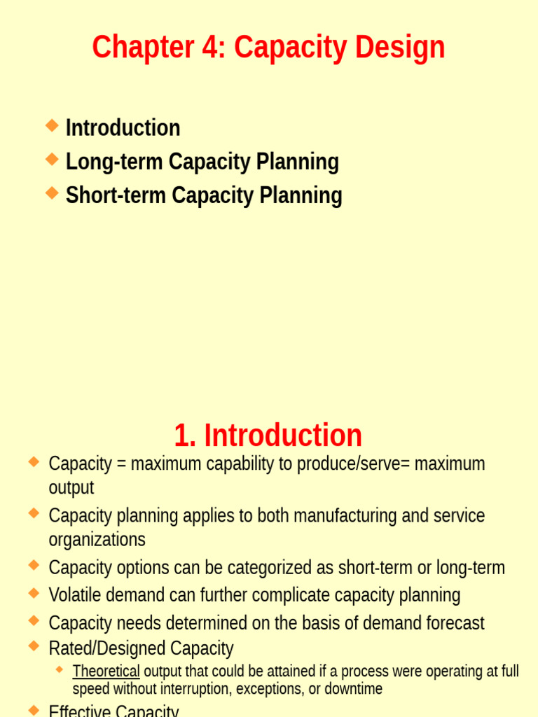 Capacity Planning Strategies Explained | PDF