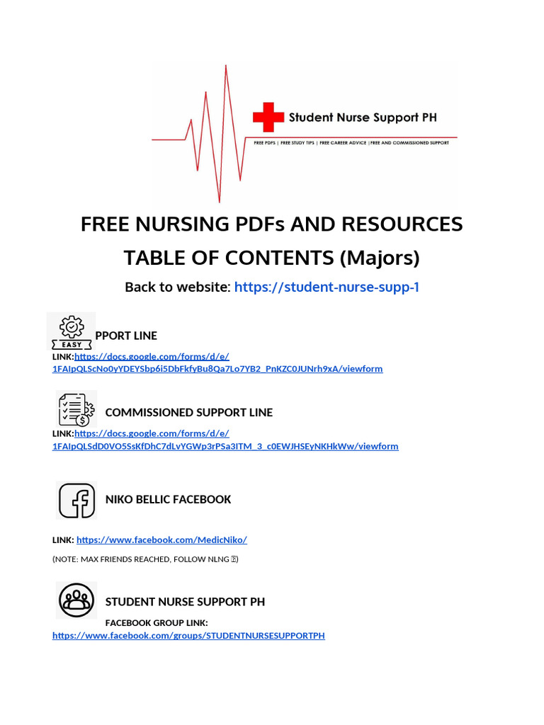 Nursing PDFs and References | PDF
