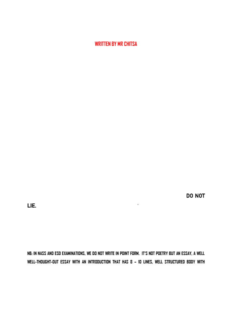 How To Answer An Exam Question | PDF | Essays | Question