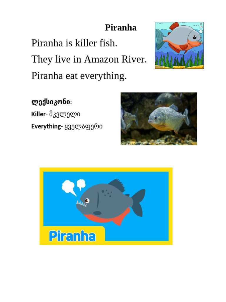 Piranha | PDF
