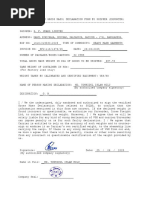 BKI Verified Gross Mass Certificate | PDF