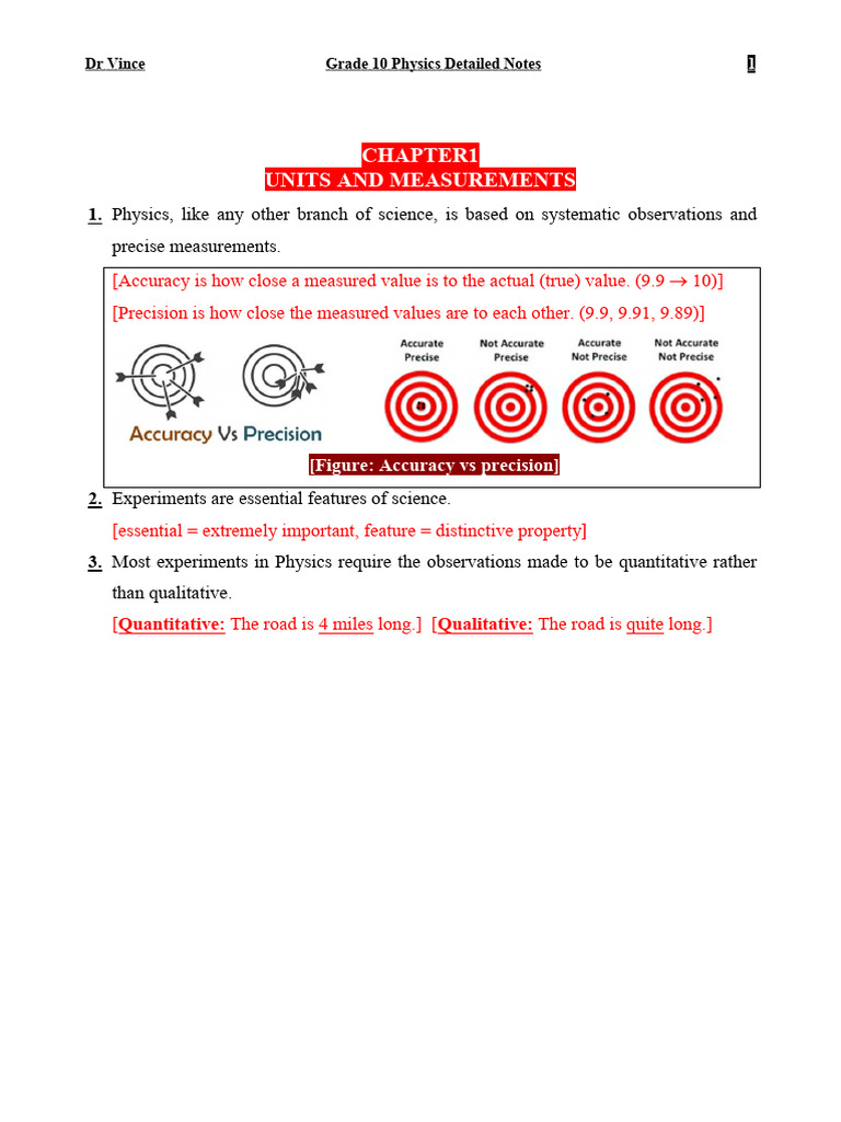 DrVince G10 Physics Book | PDF | International System Of Units | Kilogram
