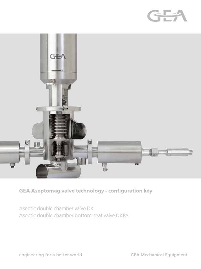 GEA Aseptomag DK Valve Specifications | PDF | Valve | Equipment