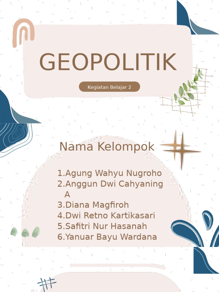 Coklat dan Putih Biru Kreatif Estetik Slide Presentasi | PDF