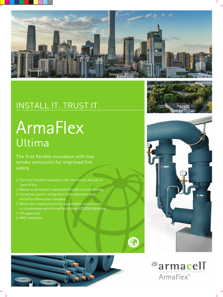 ArmaFlex Ultima - Product Brochure - En-In | PDF | Pipe (Fluid Conveyance) | Thermal Insulation