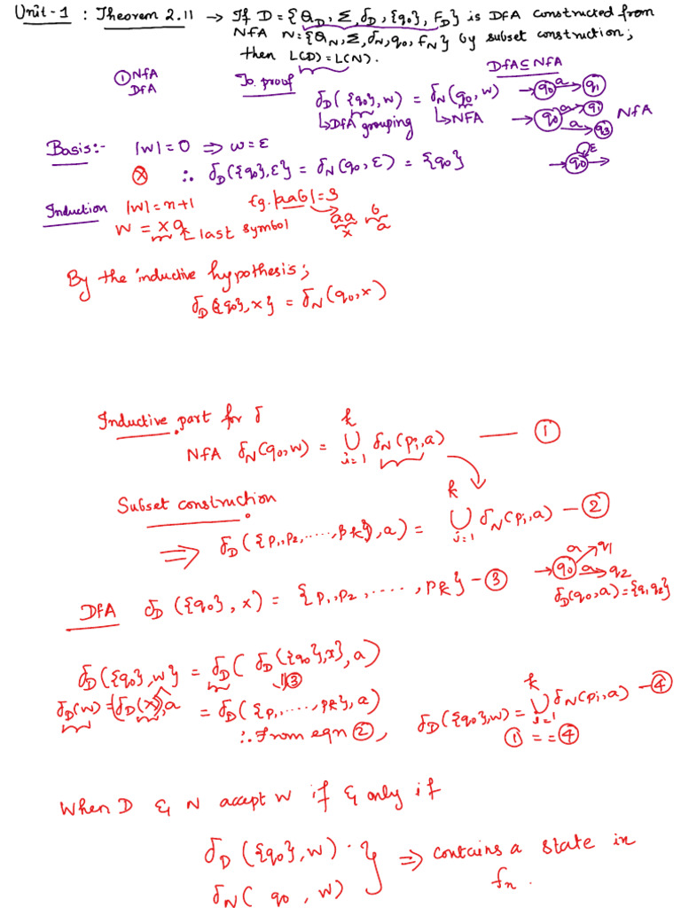 Theorems Unit 1 | PDF