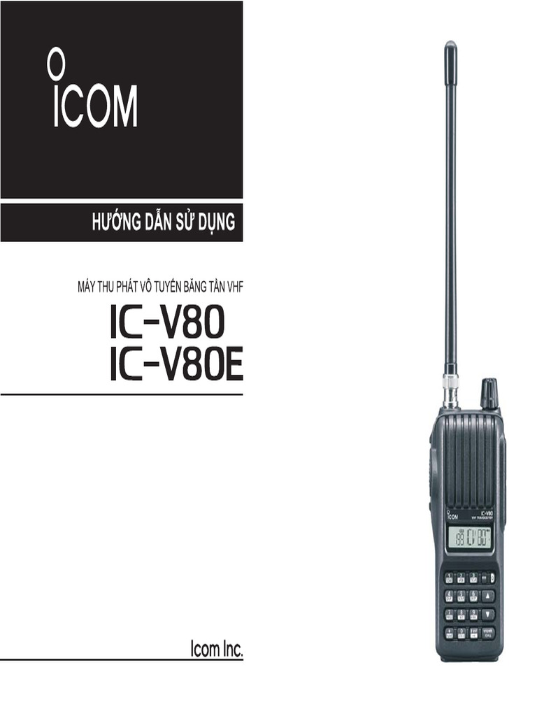 Ic-V80 Manual VN | PDF