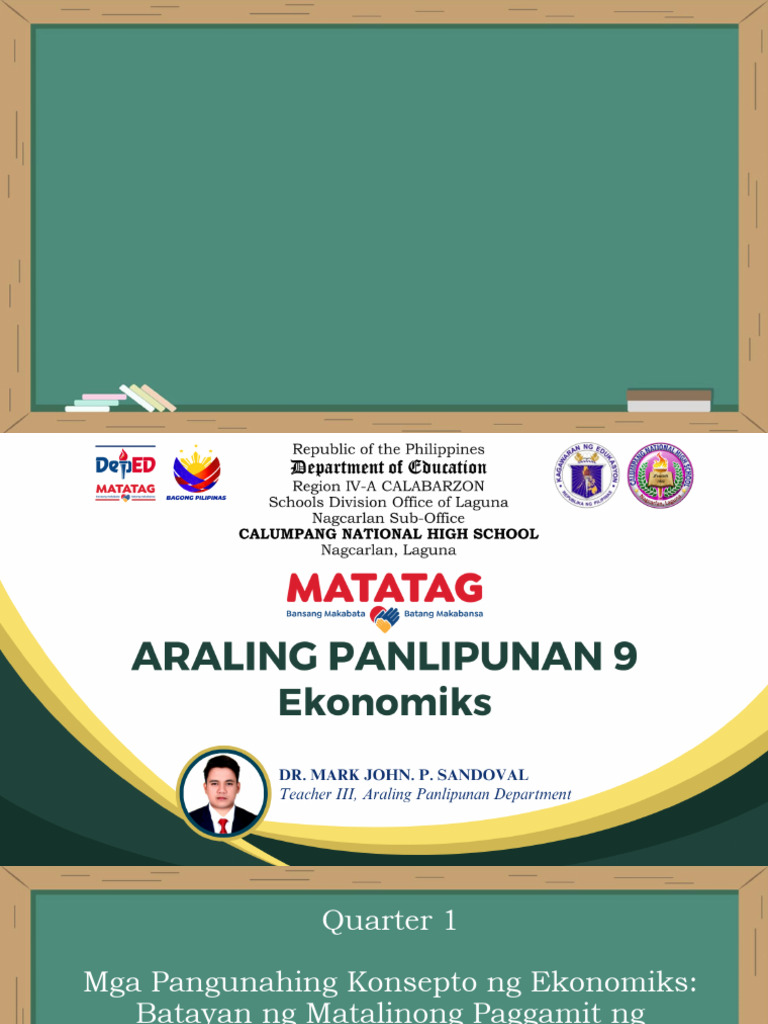 AP 9 Q1 W1 Dr. Mark Sandoval | PDF