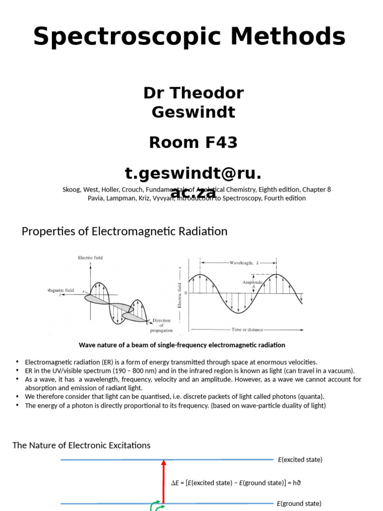 UV-VIS Spectrophotometry | PDF | Electromagnetic Spectrum | Light