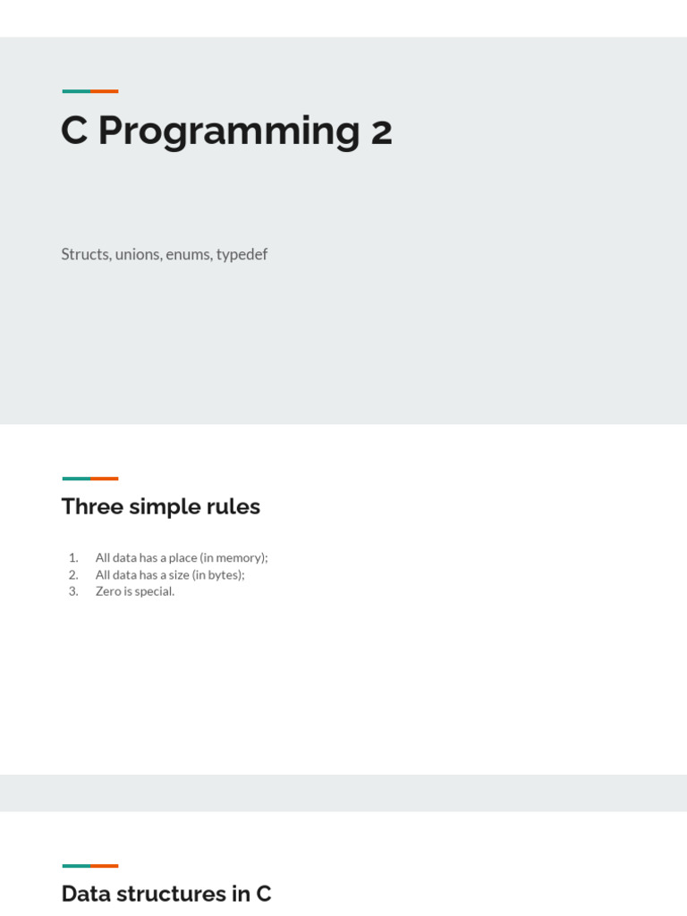 C Programming 2 | PDF | Pointer (Computer Programming) | Integer (Computer Science)